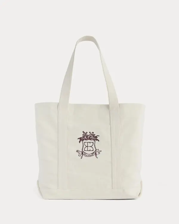 Everlane Canvas Boat Tote - Bone