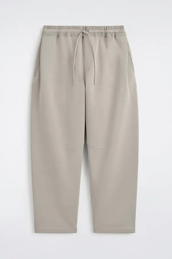 Cos Cotton-piqué Oversized Barrel-leg Joggers