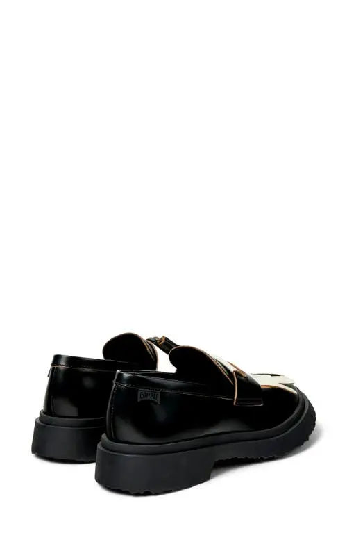 Camper Walden Twins Mismatch Loafer - Black Multi
