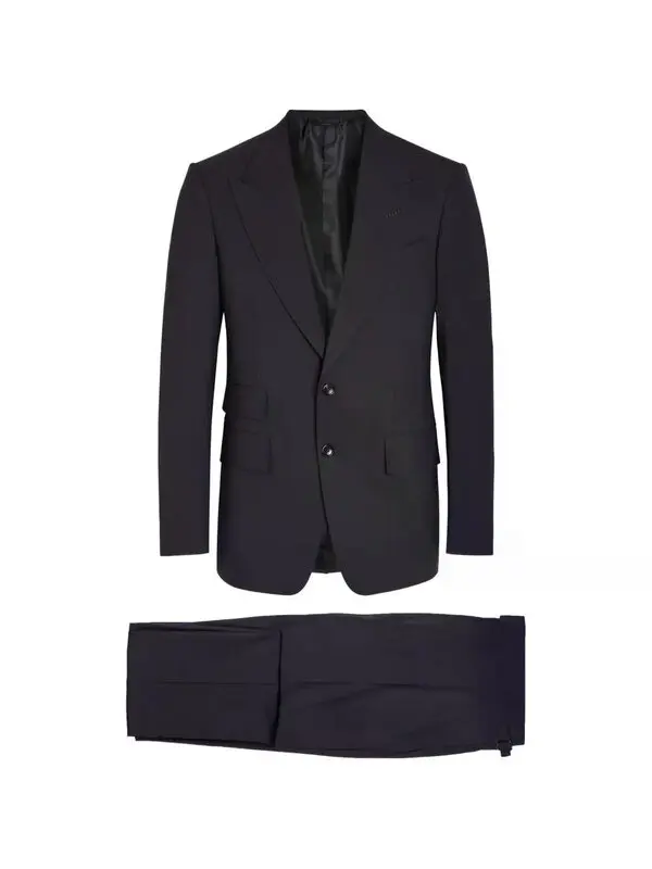 TOM FORD Flap-pocket Suit - Blue