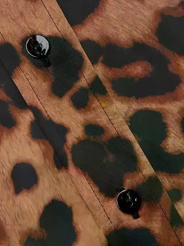 L'Agence Dani Leopard-print Blouse