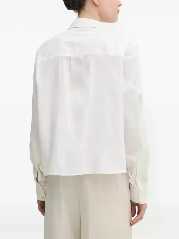 MOS MOSH Buttoned Embroidered Shirt
