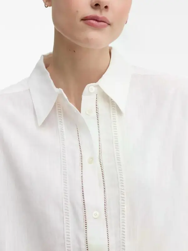 MOS MOSH Buttoned Embroidered Shirt