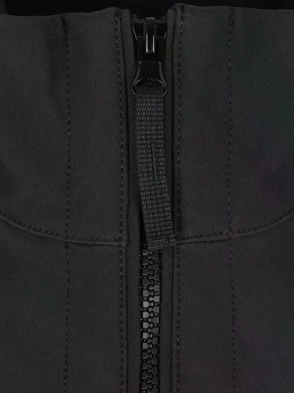 Stone Island Zip-up Jacket With Logo Patch