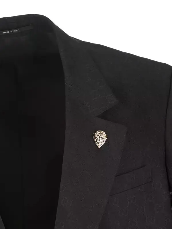 Gucci Patterned Pin Blazer