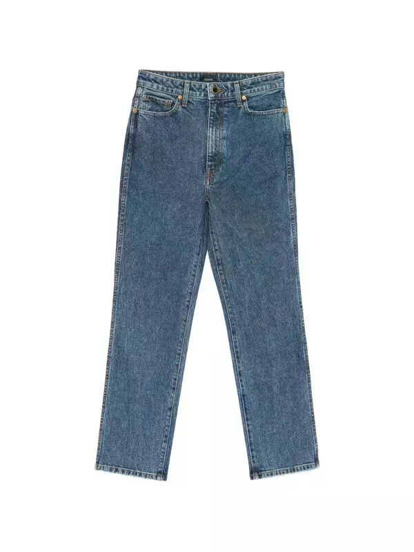 Khaite Abigail Straight-leg Jeans - Blue