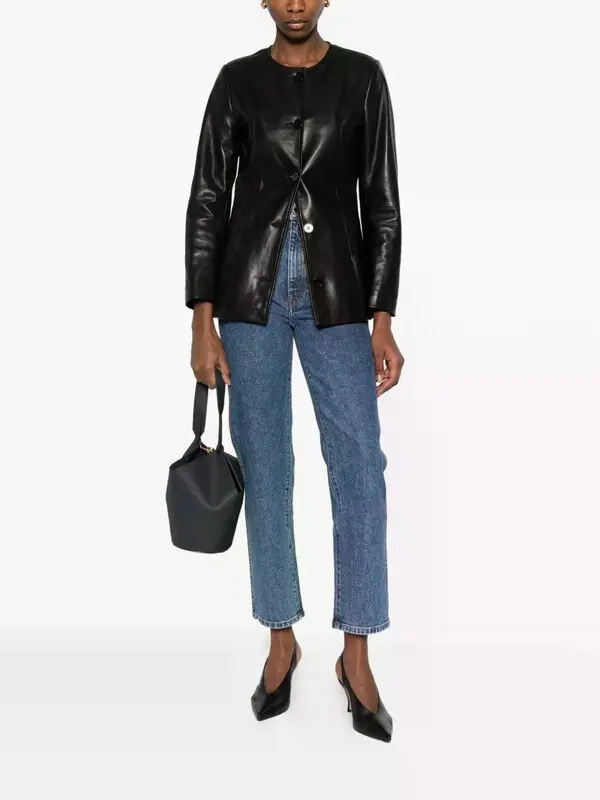Khaite Abigail Straight-leg Jeans - Blue