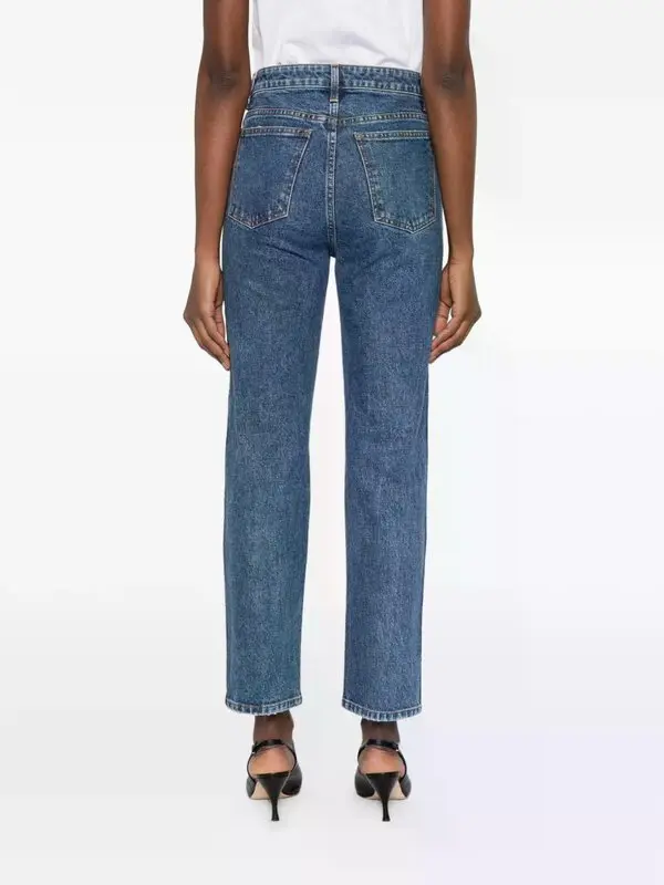 Khaite Abigail Straight-leg Jeans - Blue