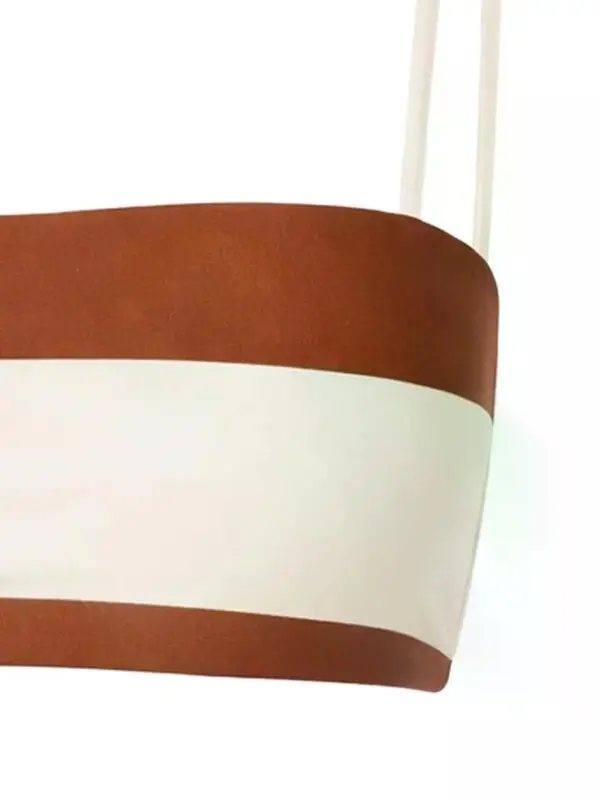 Cult Gaia Estrella Striped Bikini Top