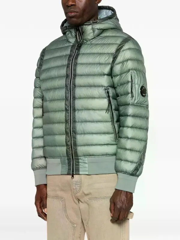 C.P. COMPANY Lens Hooded Jacket - Green
