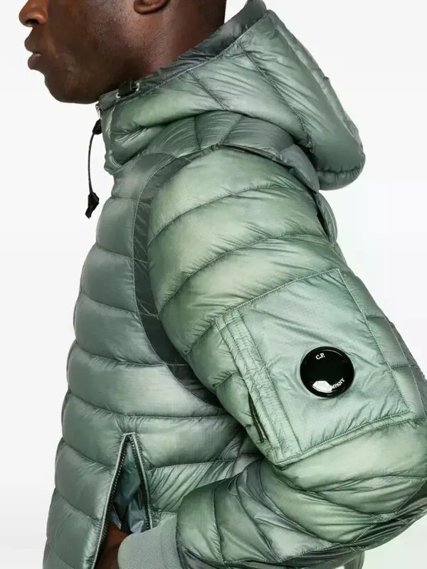 C.P. COMPANY Lens Hooded Jacket - Green