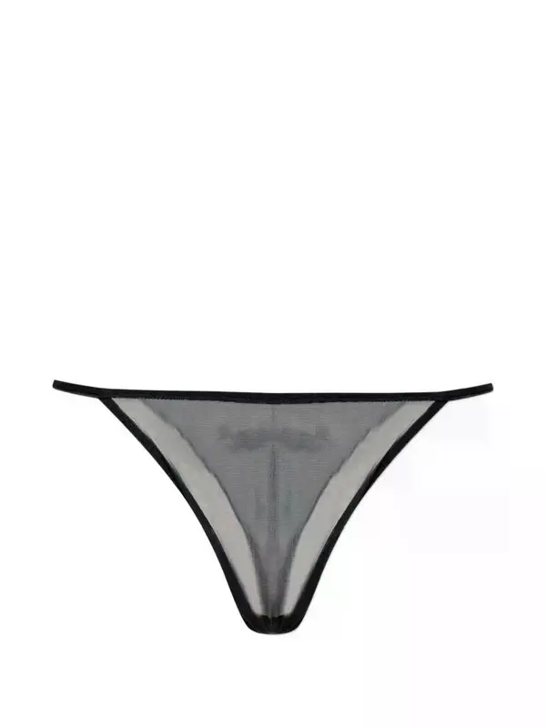 Dsquared2 Logo-string Briefs - Black