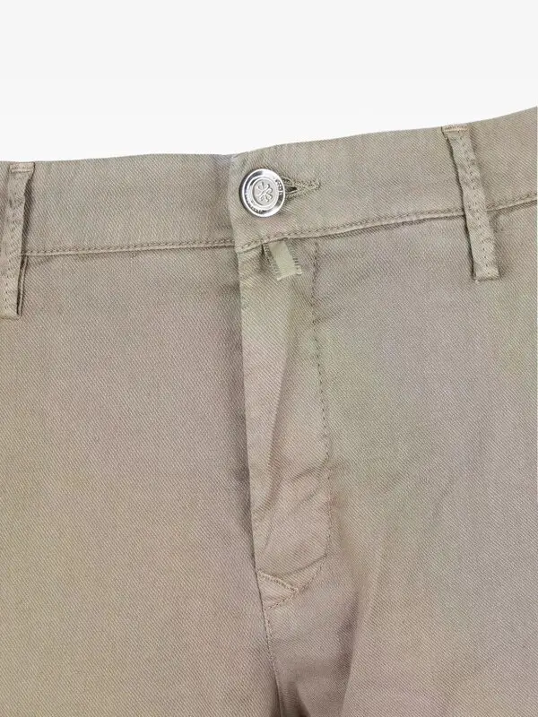 Jacob Cohen Logo-patch Trousers - Neutrals