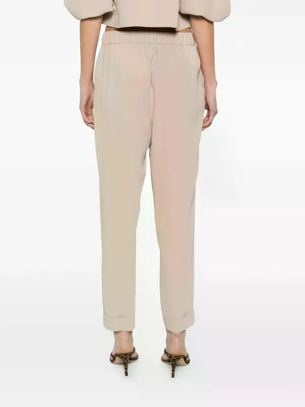 P.a.r.o.s.h Cuffed-hem Trousers - Neutrals