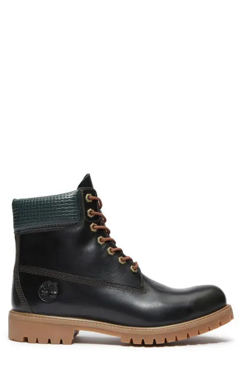 Timberland Premium 6-inch Waterproof Boots - Dark Green Full Grain