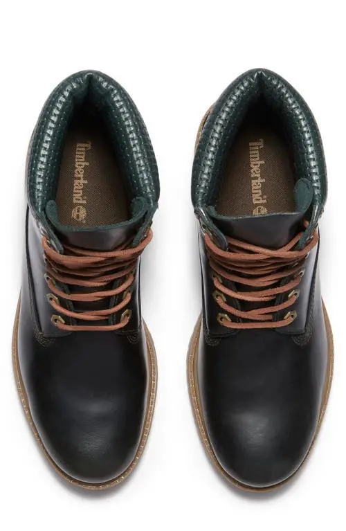 Timberland Premium 6-inch Waterproof Boots - Dark Green Full Grain