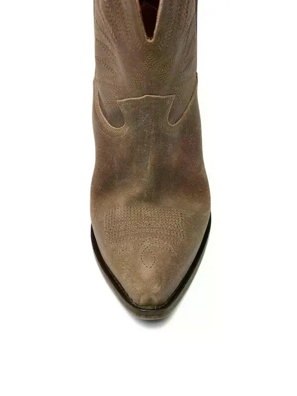 GOLDEN GOOSE Wish Star Low-heel Boots - Grey