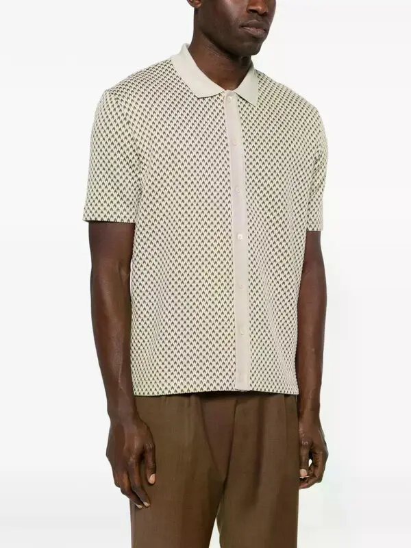Paul Smith Patterned Collared Knitwear