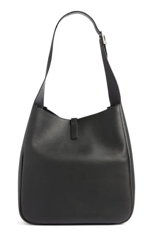 Saint Laurent Large 5 À 7 Leather Hobo Bag - Noir