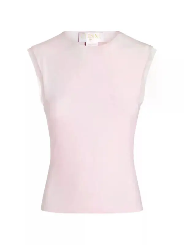 GENNY Round-neck Top - Pink
