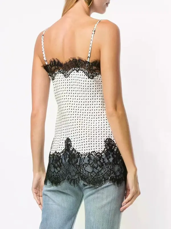 Gold Hawk Lace Detail Top