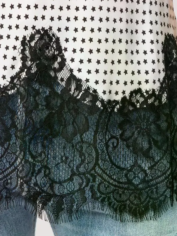 Gold Hawk Lace Detail Top