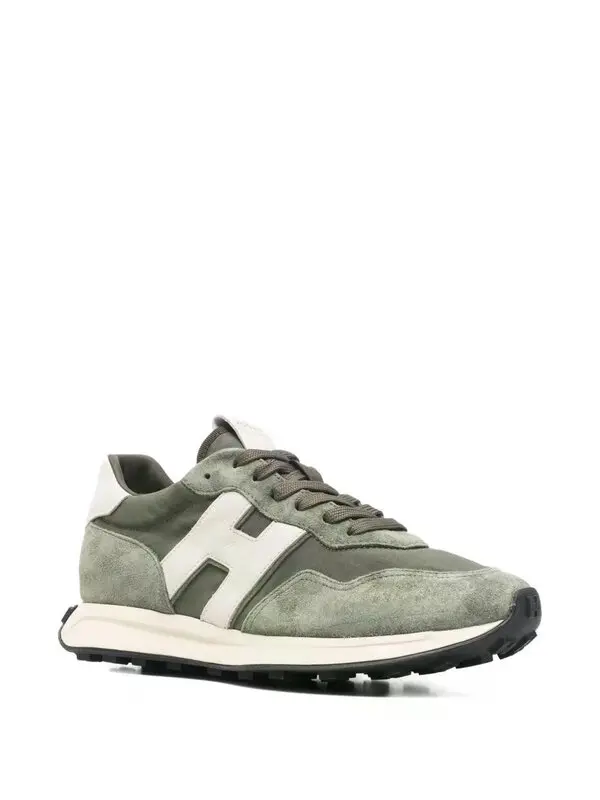 Hogan H601 Logo Sneakers - Green