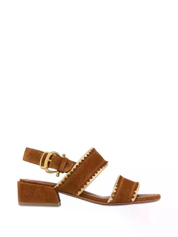 POLLINI Heeled Slingback Sandals