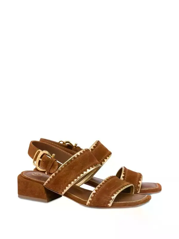 POLLINI Heeled Slingback Sandals