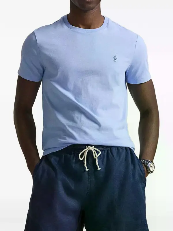 Polo Ralph Lauren Logo-embroidered T-shirt - Blue