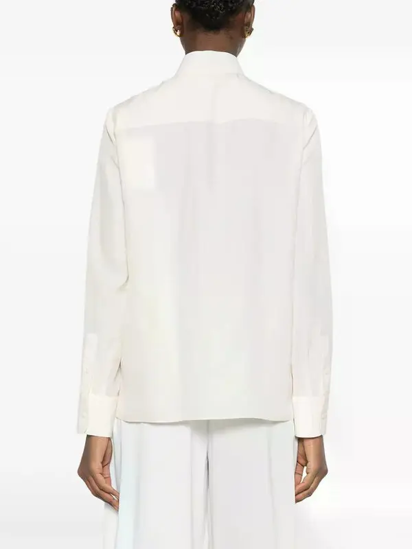 Givenchy Tie Neck Blouse - Neutrals