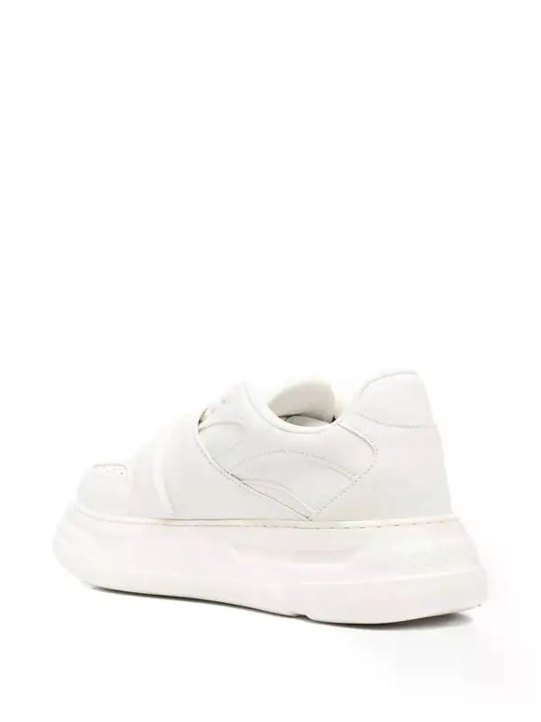 Emporio Armani Platform-sole Sneakers - Neutrals