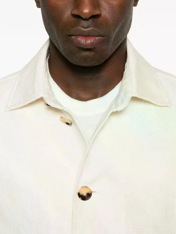 Brunello Cucinelli Polo-collar Bomber Jacket - Neutrals