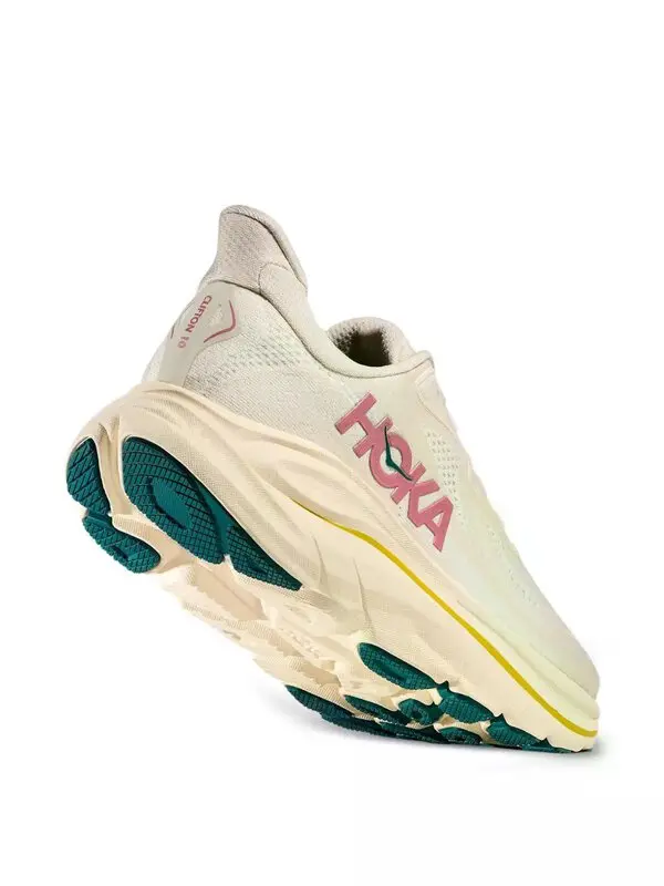 HOKA® Clifton 10 Logo Detail Sneakers - Neutrals