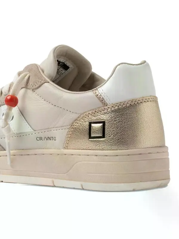 D.a.t.e. Panelled Leather Sneakers - Neutrals