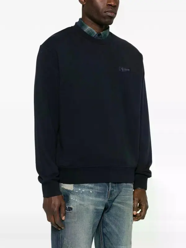Givenchy Logo-patch Sweatshirt - Blue