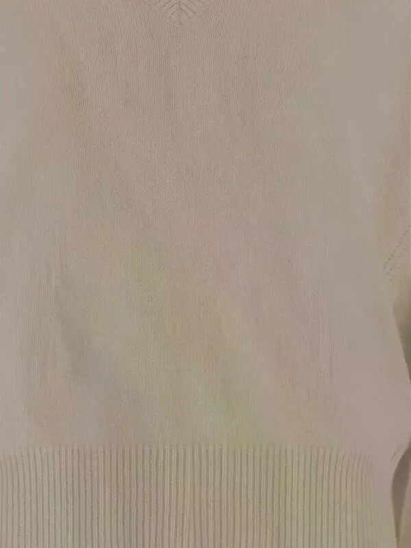 SA SU PHI Cashmere V-neck Sweater - Neutrals