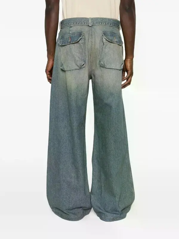 Reese Cooper Belted Trousers With Patch Pockets