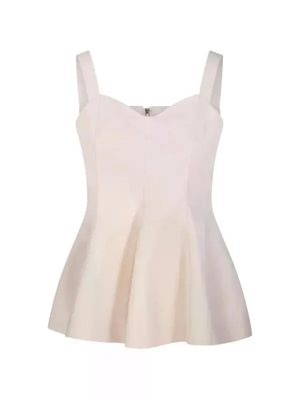 SANDBEIGE Flared Straps Top - Neutrals