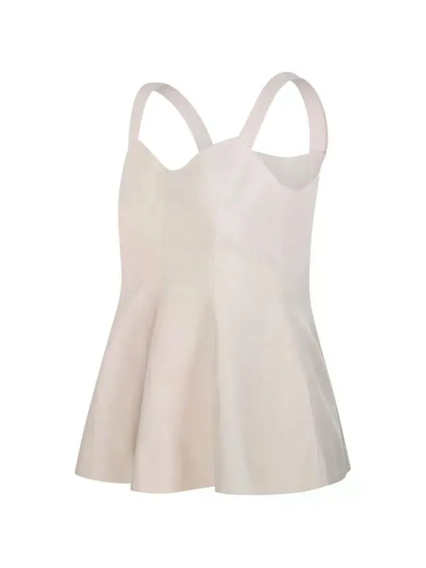 SANDBEIGE Flared Straps Top