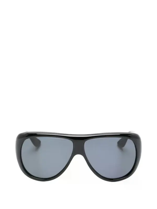 PORT TANGER Oval-frame Sunglasses - Black