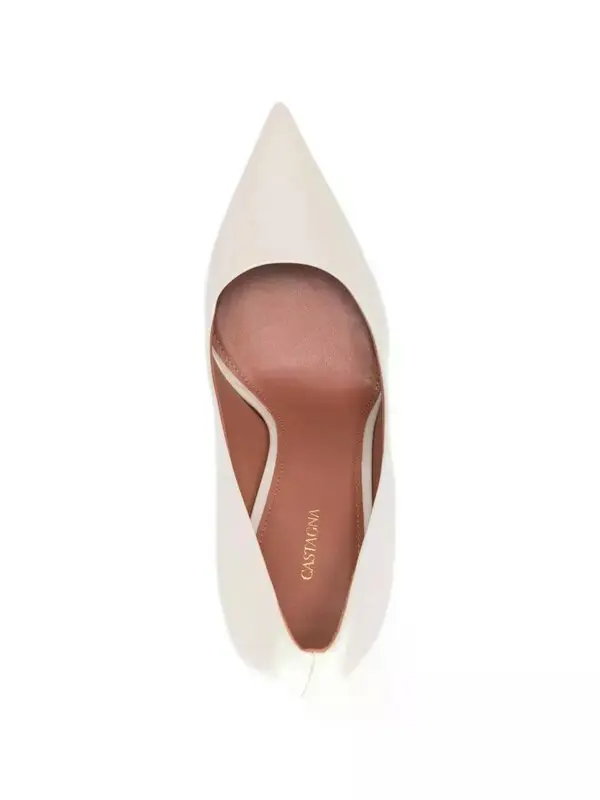 CASTAGNA Hope Pointed Pumps - Neutrals