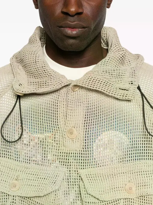 Reese Cooper Crochet Hooded Jacket