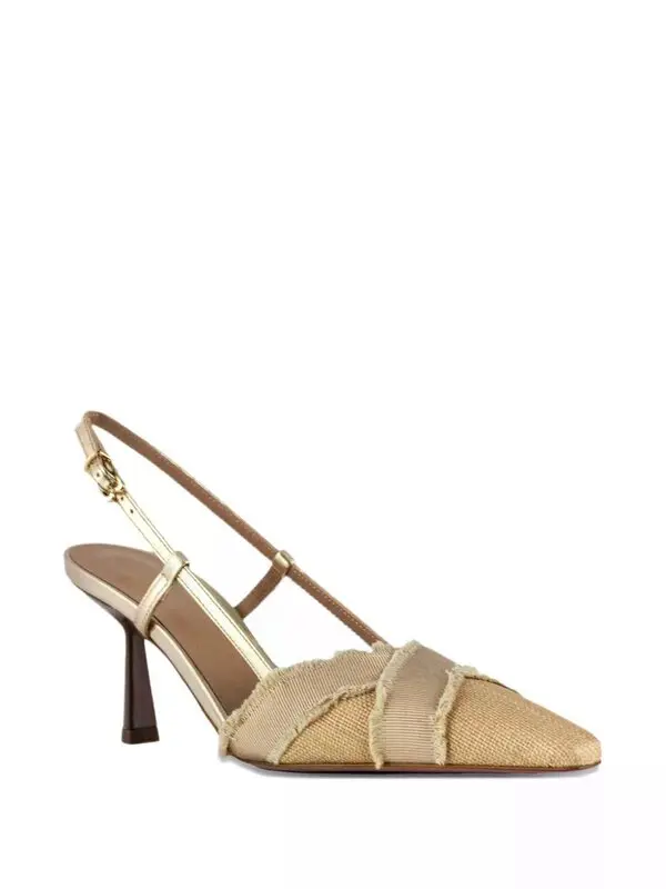 FESTA MILANO Metallic Slingback Sandals