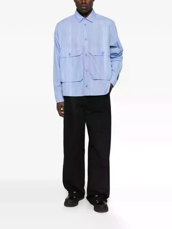 Reese Cooper Striped Cotton Shirt