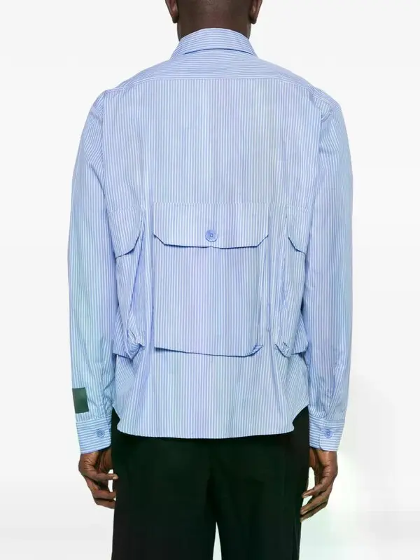 Reese Cooper Striped Cotton Shirt