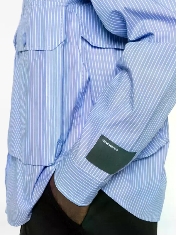 Reese Cooper Striped Cotton Shirt