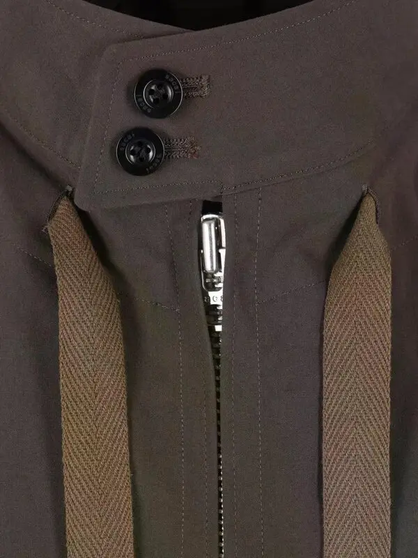 Sacai Full-zip Jacket - Brown