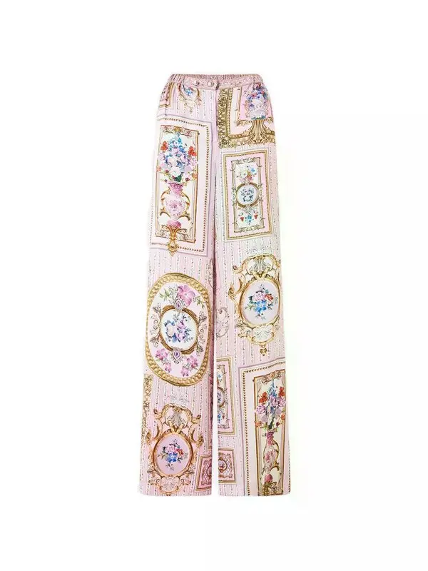 Camilla Button-front Pants