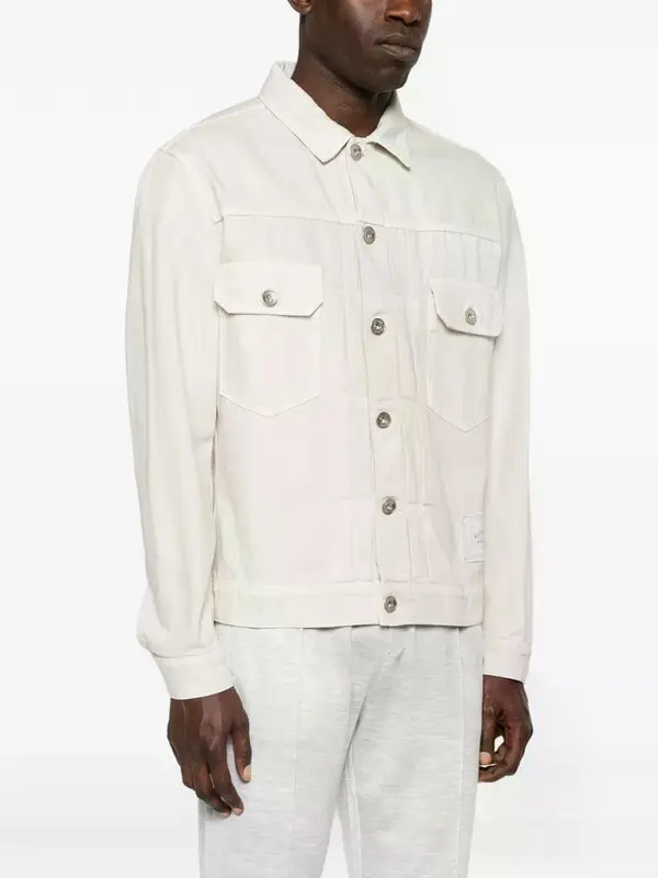 Eleventy Flap-pocket Jacket - Neutrals